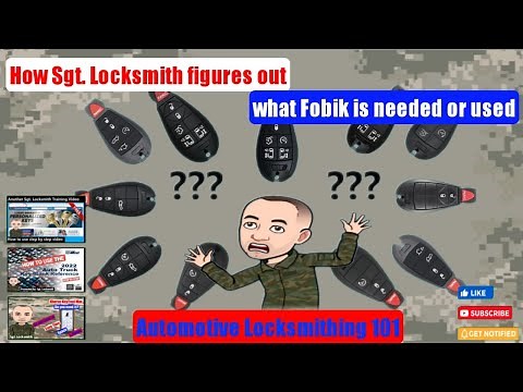 Fobik - Which one to use? Automotive Locksmithing 101 Training Video