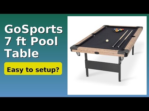 REVIEW (2025): GoSports 7 ft Pool Table. Features.