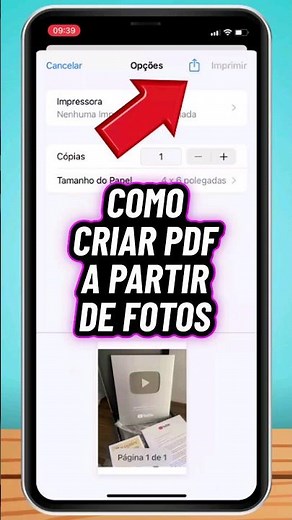 Como CRIAR PDF no iPhone Com FOTOS e IMAGENS #shorts #iphone #pdf #tecnologia #tutoriais #dicas