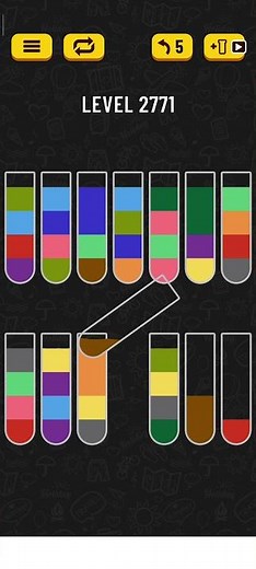 water sort puzzle - level 2771