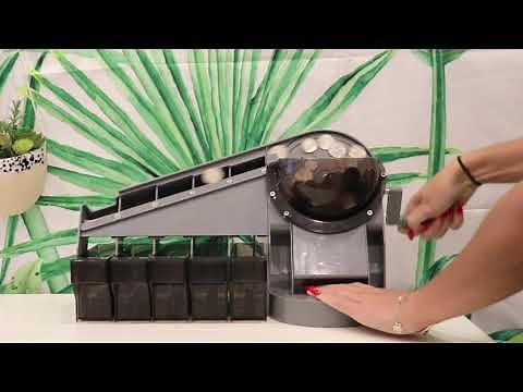 Hand Crank Coin Sorter | Sort up to 350 Coins Per Minute | Sorting Tubes , Bins + 272 Coin Wrappers