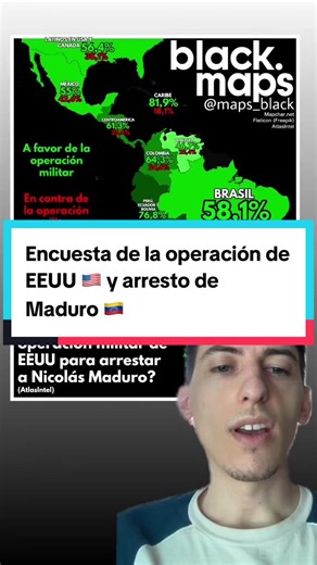 Encuesta de la operación de EEUU 🇺🇸 y arresto de Maduro 🇻🇪