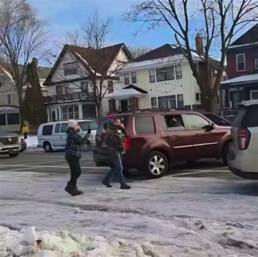 🚨 BREAKING: Video shows the moment a woman tried to RUN OVER ICE agents with her vehicle in Minneapolis, resulting in her being SHOT. NOTE: You should never attempt to run over an officer, it could backfire on you! Between the leftist protesters that follow ICE & attempt to block & attack them. Then there’s Tim Walz calling ICE the “GESTAPO” is EXACTLY WHY this stuff happens. SHAME on Walz & Mayor Frey. | Bikers for America