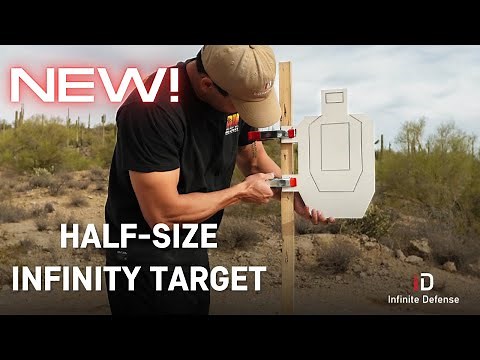 Half Size Infinity Target | Self-Healing Reusable Shooting Target