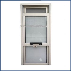 [Hot Item] Vertical Slider Windows Apartment PVC Profile Single Hung White Window
