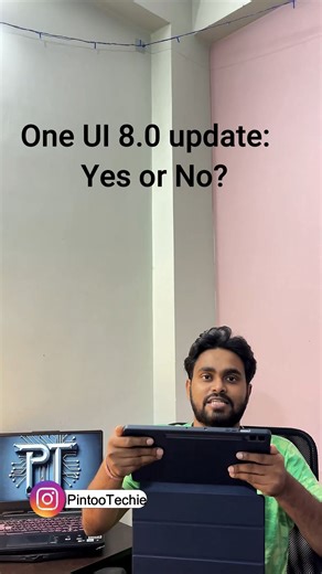 Pintoo Techie on Instagram: "One UI 8.0 update karna chahiye ya 8.5 ka wait? Maine 8.0 update skip kyun kiya — full reason in this short ⚠️📱 . . . .[ One UI 8 bugs ,One UI 8 performance, Samsung update problem ,Android update wait or install ,Samsung software update India ] . . .#TechShorts #YouTubeShorts #InstagramReels #ReelsIndia #ShortsFeed #ViralTech #TechHindi #HindiTech #PintooTechie"