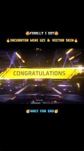 I Got Incubator Vector & Mini Uzi Gun Skin🤩இது நல்லா இருக்கு😂🔥 #freefireevent #freefire #vinterland