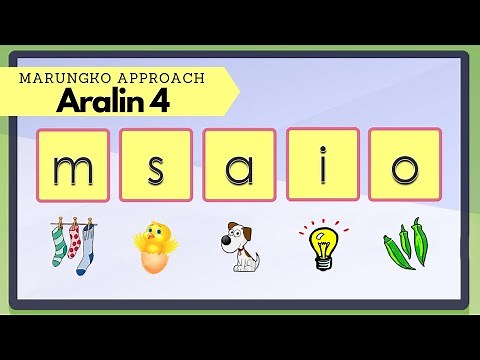 Marungko Approach- Aralin 4 | Teacher Pia