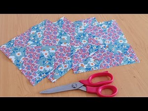 Just STRIPS Of Fabric 🥰 Easy and Fast Patchwork Quilt Block Pattern