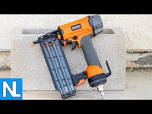 Ridgid 18 gauge brad nailer // tool review