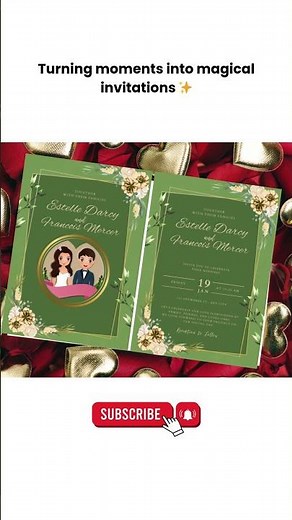 Elegant Wedding Invitation Card Design | Digital Invite Ideas