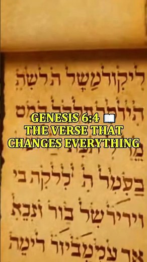 The Verse That CHURCHES WON'T Discuss: Unlocking Genesis 6:4 | #SHORTS