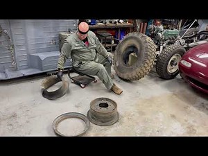 M715 Split Ring Rim, Tube and Tire install. Michelin 11.00-16 XZL