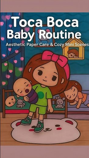 Satisfying Paper Doll Routine ☁️ Cozy ASMR & Organizing (No Talking)