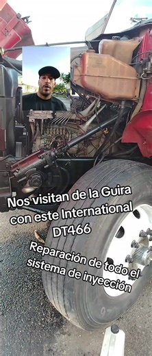 International DT466 Se reparo la bomba de inyección los 6 inyectores el turbo pérdida de fuerza quedó calidad cliente satisfecho 04127836565