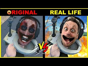The Best Funny Tik Tok Skibidi Toilet Original VS In Real Life (part 39)