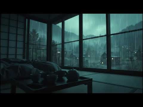 Relaxing Rainstorm with Soft Thunder | 12 Hours of Sleep-Friendly Ambience