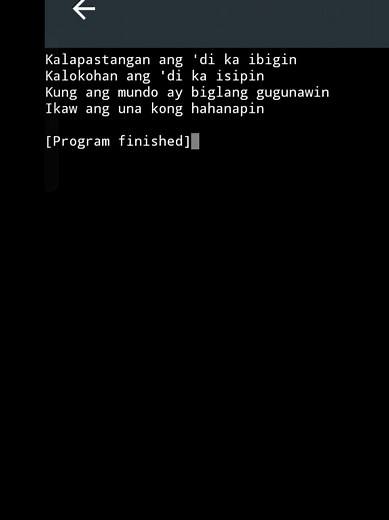 Kalapastangan: Programming Ideas and Lyrics