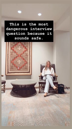 Lisa Villegas | Career & Communication Strategist on Instagram: "This is the most dangerous interview question because it sounds safe. 👎🏻 Most people treat it like small talk. That’s why they miss the opportunity. “Tell me about yourself” isn’t an icebreaker — it’s the moment the interviewer decides whether you’re a RISK or an ASSET. ❓This question isn’t asked to get to know you. It’s asked to see if you can and know HOW to position yourself t on this specific role. 🙅🏼‍♀️ When candidates ans