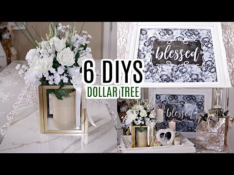 💖6 DIYS DOLLAR TREE GLAM CHIC SPRING/ BRIDAL DECOR 💖 Olivia's Romantic Home