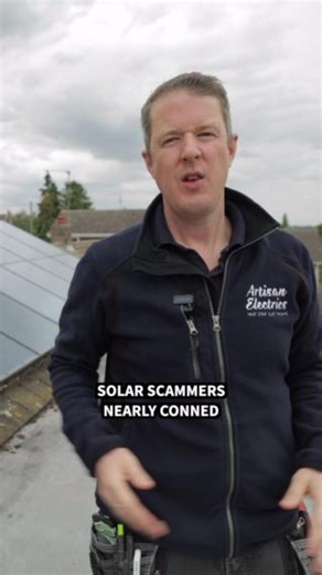 Solar Scammers Nearly Cost This Customer £1000s 😡 #scammers #shocking #evil #electrics #solar #artisanelectrics #issue | Artisan Electrics