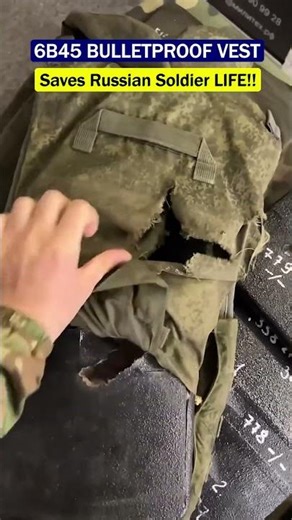Russian Soldier Survives 120mm Mortar Hit Thanks to 6B45 Vest