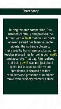 swift # Expand Your English Vocabulary