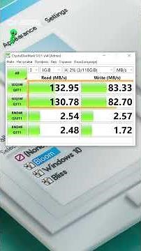 How to check flash drive speed in CrystalDiskMark