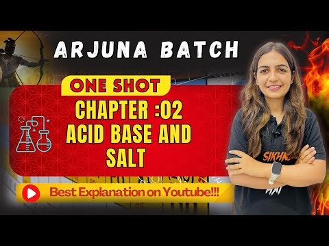 Class 10 Science Chapter 2 One Shot | Acid Base and Salt | Full NCERT Revision | Shikha Mam
