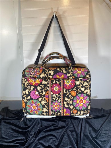 Vera Bradley Hard Shell Laptop Case, Multi-colored Flower Designs, in Good Condition - Etsy