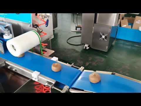 Papa automatic P160 mooncake cookies encrusting machine testing video for USA