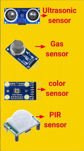 part -1 || certainly! let's break down the different sensor shown in the image || type of sensor