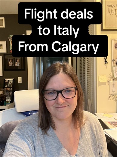Cheap flights from Calgary ✈️ ➡️ Italy #AirClubPartner #cheapflights #flightdeals#travelticktok #calgary I work with airclub to find the best flight deals for you!! Follow for more flight deals like this. Where do you want to go ? Tell me in the comments below ⬇️ (green screen)