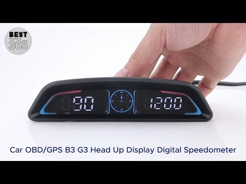 Best Car HUD 2025 | OBDGPS B3/G3 Digital Speedometer with GPS & Safety Alerts