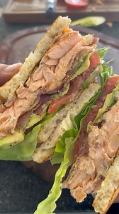 Salmon BLT on the open fire grill | Miguels cookingwithfire