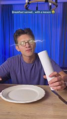 Passive-aggressive breakfast requests vs chaotic reality 🍳😏 #RelationshipHumor