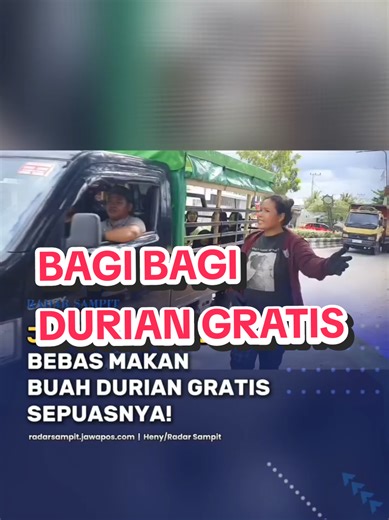 Durian Gratis untuk Jemaah Haul Guru Sekumpul