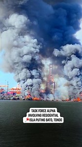 12K views · 39 reactions | TASK FORCE ALPHA  Residential fire Isla Puting Bato Tondo manila #firealarm #Txtfirephilippines #firealert #residentialfire #zerothreetwobumbero | 032 Bumbero | Facebook