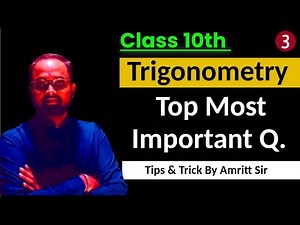 Class 10 Trigonometry Part–3 | Top Most Important Questions | Board Exam 2026 Special