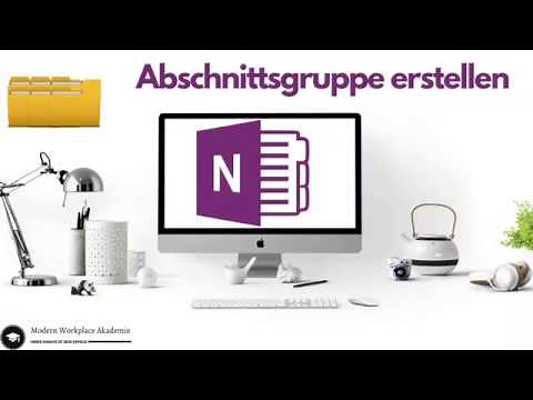OneNote Abschnittsgruppen erstellen für mehr Ordnung und Struktur 📚 | OneNote Tutorial