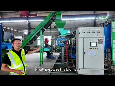 HaiQi Portable Mobile Biochar Machine #biochar #biomass #pyrolysis #whatisbiochar