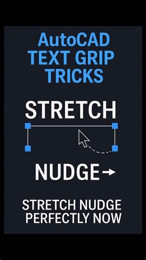 Perfectly Fit Text Labels Every Time — No Scaling Needed #AutoCAD #CADTips #TextGrips
