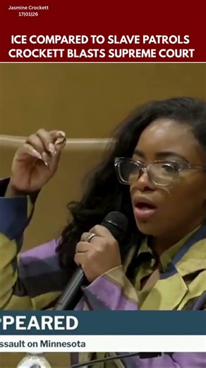 Jasmine Crockett Says ICE Operations in Minneapolis Are “Modern-Day Slave Patrols”