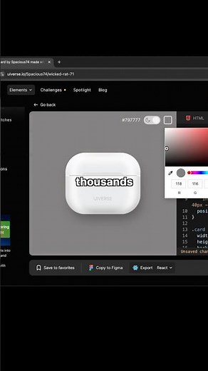 A website to build user interfaces. Powerful websites 206!
