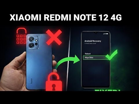 Hard Reset Xiaomi Redmi Note 12 4G #Xiaomi #Unlock #Reset