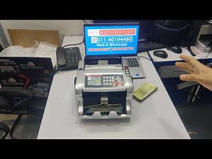 Multi Denomination Note Counter with LCD Display with Fake Note Detector@AksVikasSingh