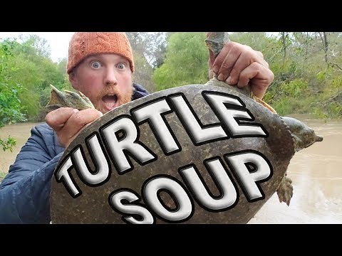 Catch And Cook Giant Soft Shell Turtle Day 11 Of 30 Day Survival Challenge Texas