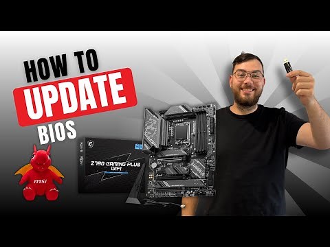 MSI Z790 GAMING PLUS WIFI Motherboard BIOS Update (Step-by-Step Guide)