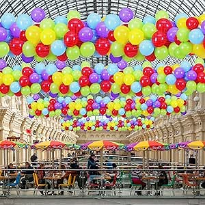 Amazon.com: Haull Balloon Drop Net for Ceiling Release Wedding Birthday Balloon Drop Net for New Year's Celebration Baby Shower Graduation Decoration Party Supplies(12 x 7 ft) : Toys & Games