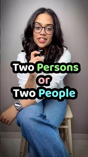 When To Use PEOPLE & PERSONS | Confusing English Words | English Grammar With Ananya